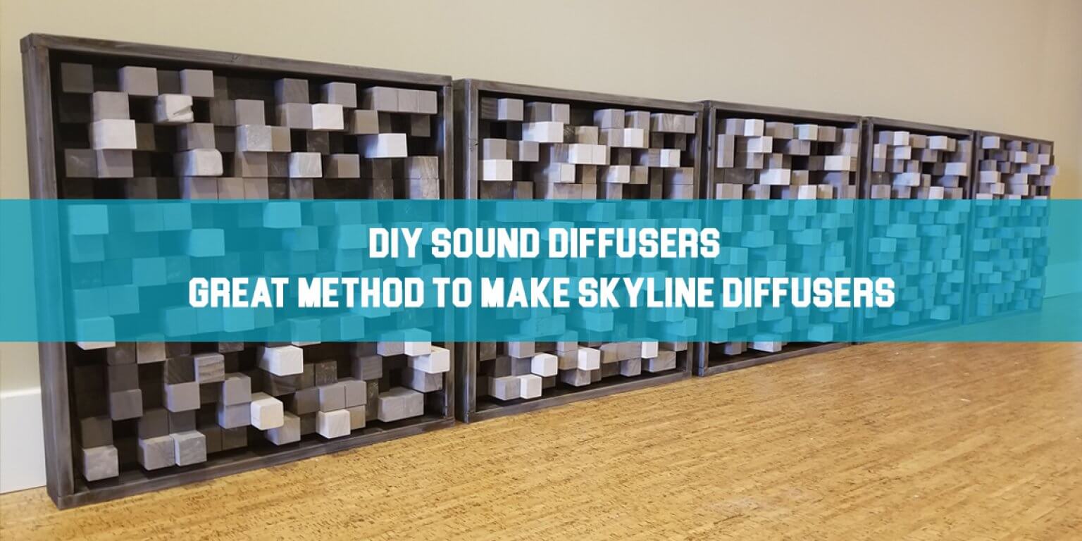DIY Sound Diffusers: Great Method to Make Skyline Diffusers! - Mixing Tips